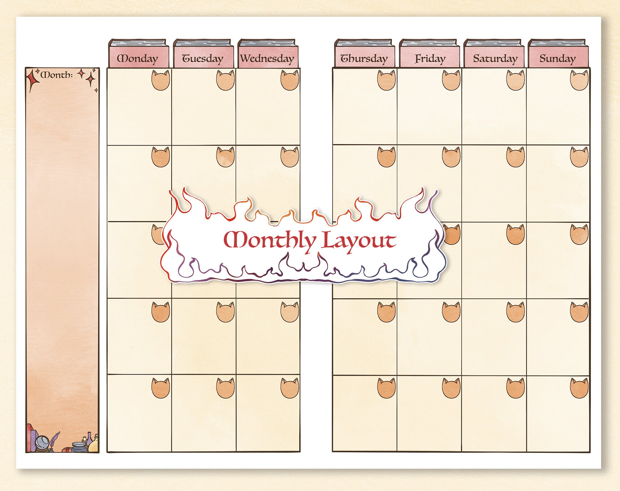 Caleb Inspired Weekly Planner Packet Half Page - Etsy