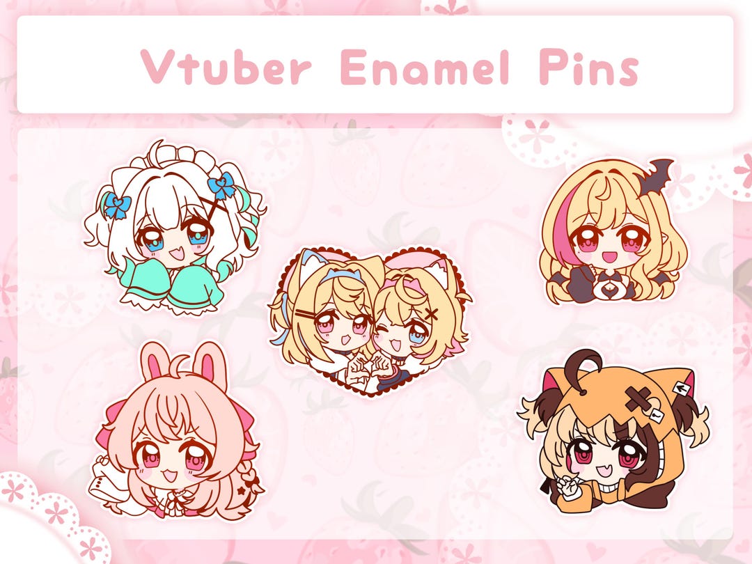 Vtuber Enamel Pins: Phase Connect, V4mirai and Hololive - Etsy