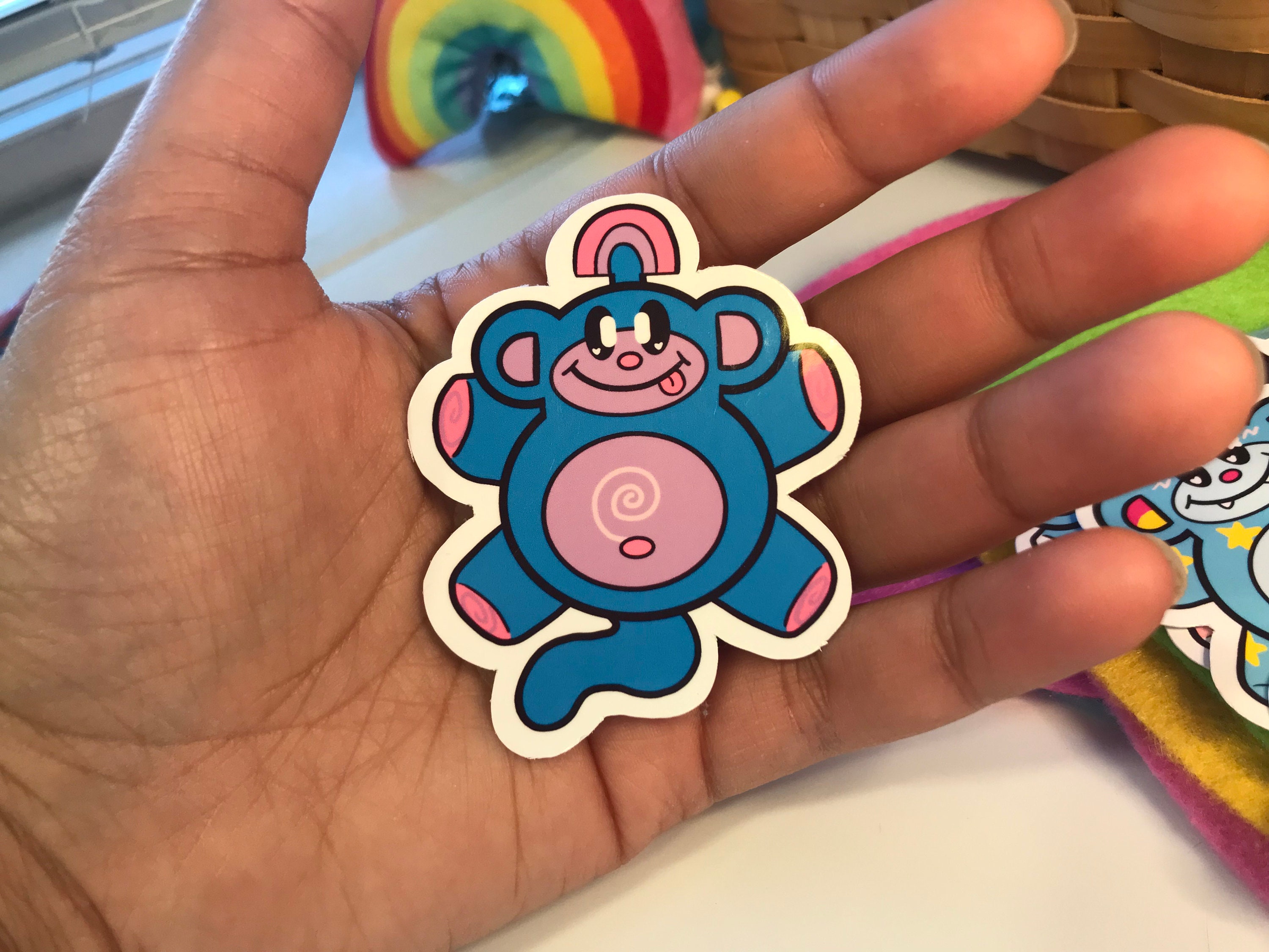 LGBT Rainbow Monkey Stickers - Etsy