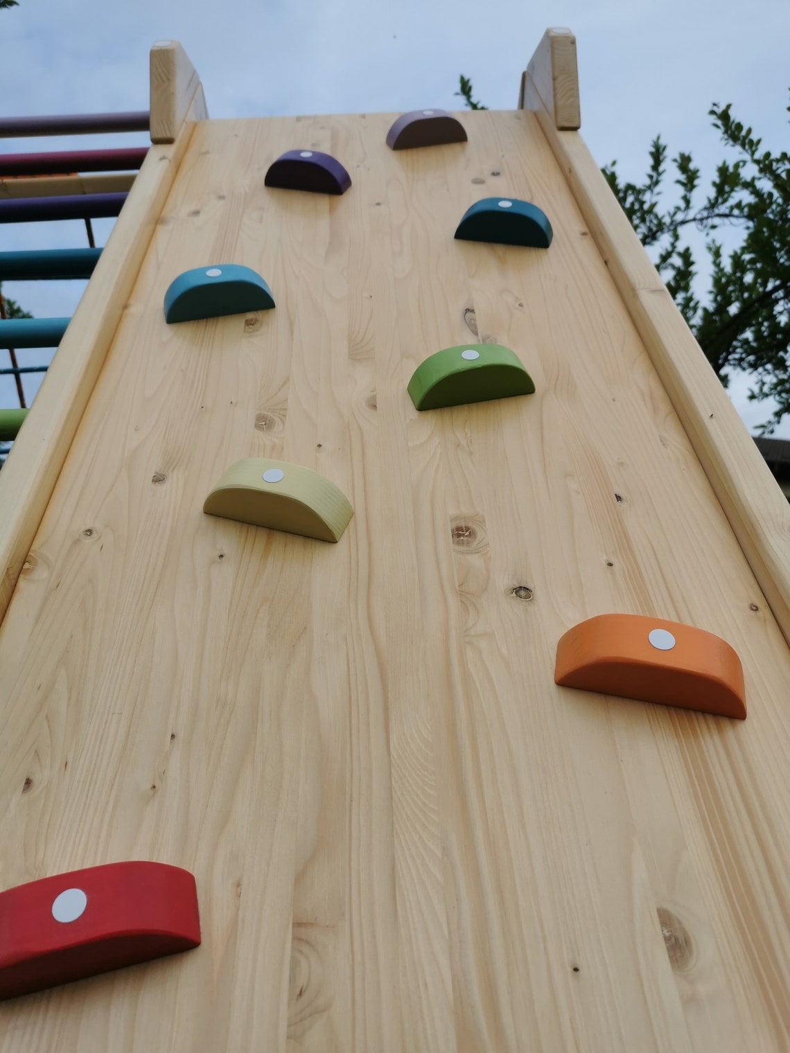 Up is the Way Double Climbing Frame With 4 Routes - Etsy