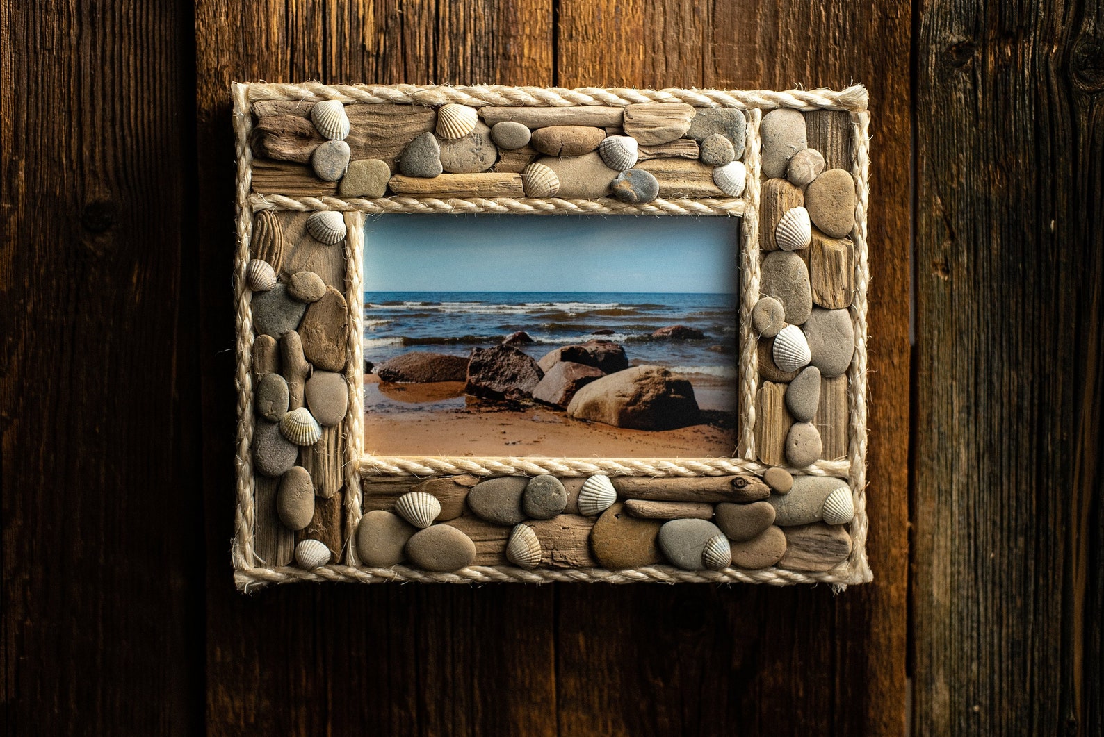 Framed Wall Art, Sea Frame, Eco Interior, Handmade Frame, Gift for ...