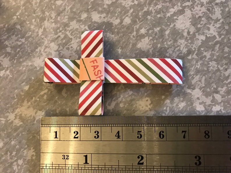 Hand Folded Paper Cross X50 Handmade Tactile Individual Paper Crosses ...