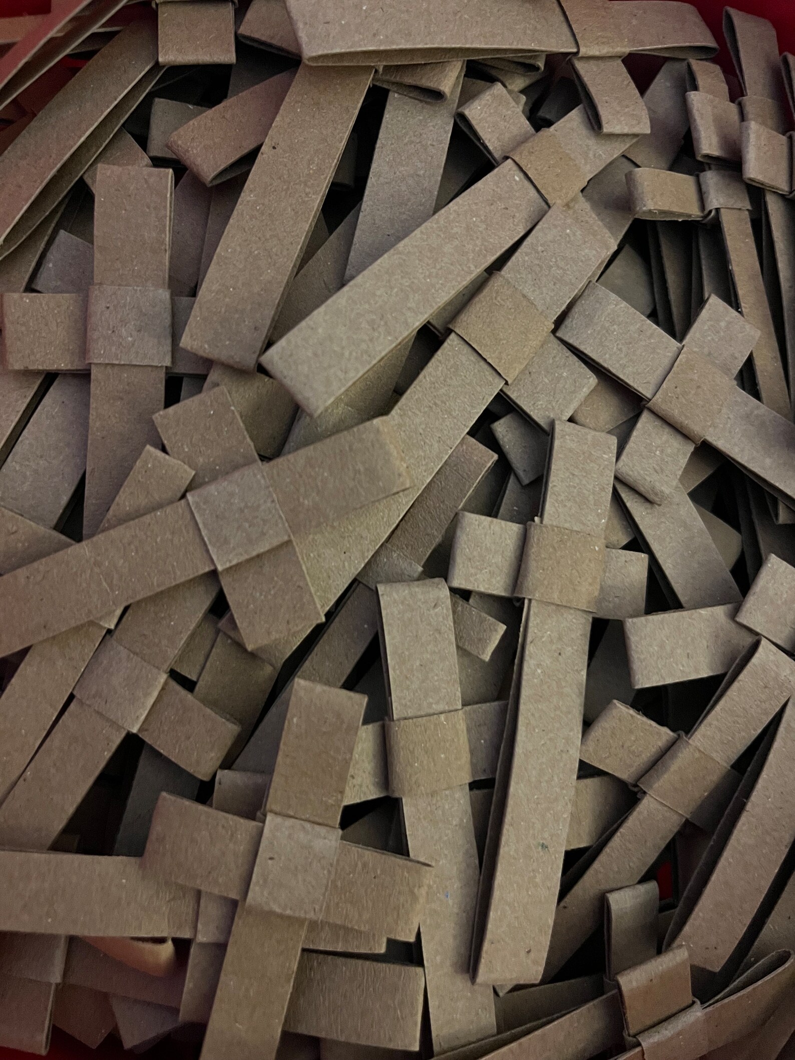 Hand Folded Paper Cross X50 Handmade Tactile Individual Paper Crosses ...