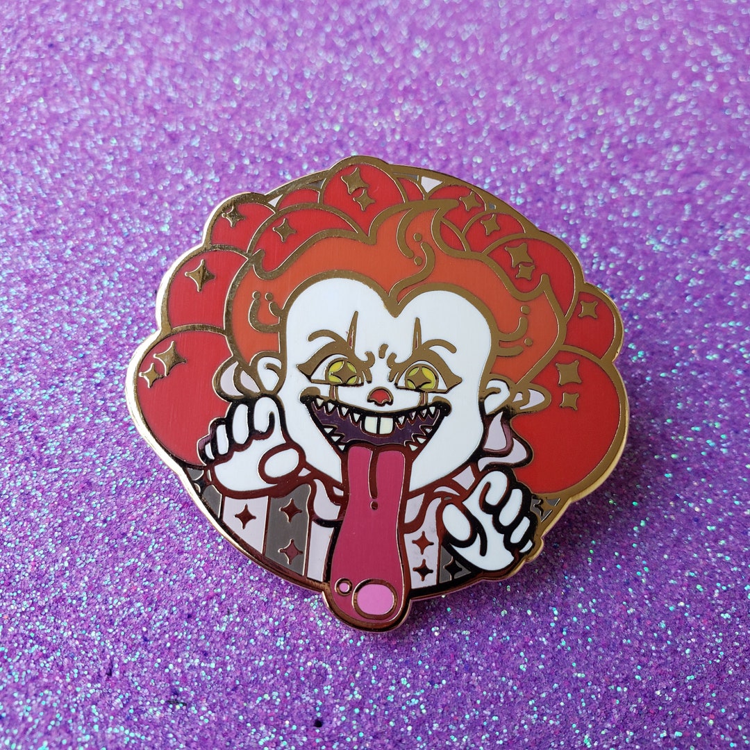 Pennywise IT Enamel Pin - Etsy