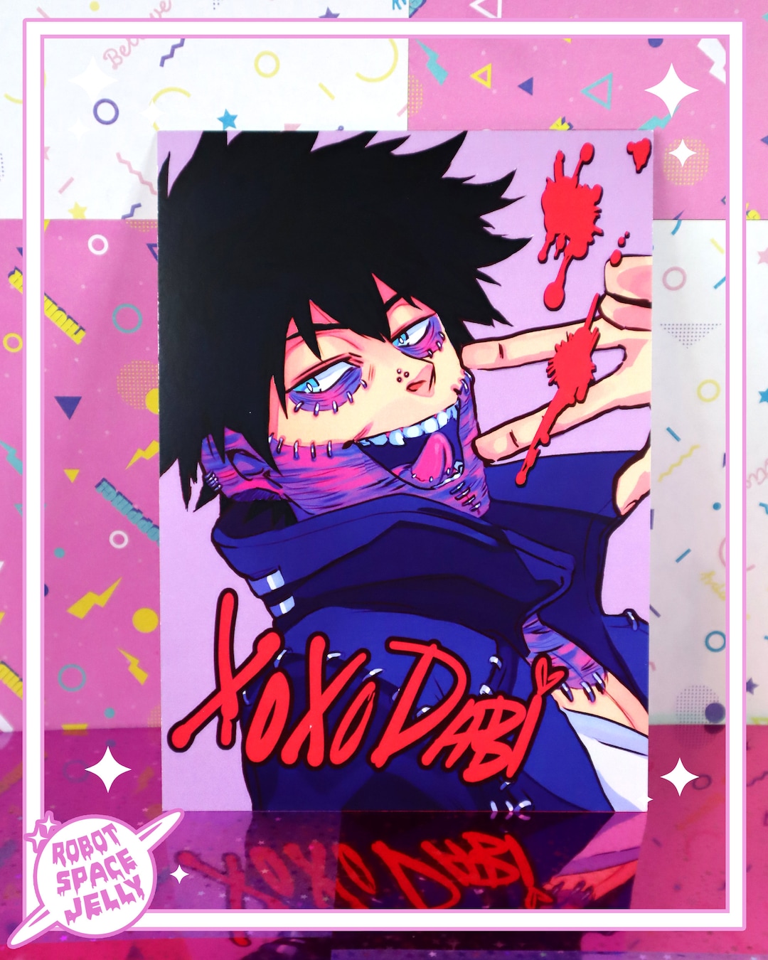 5x7 Dabi Touya Todoroki Mini Print - Etsy
