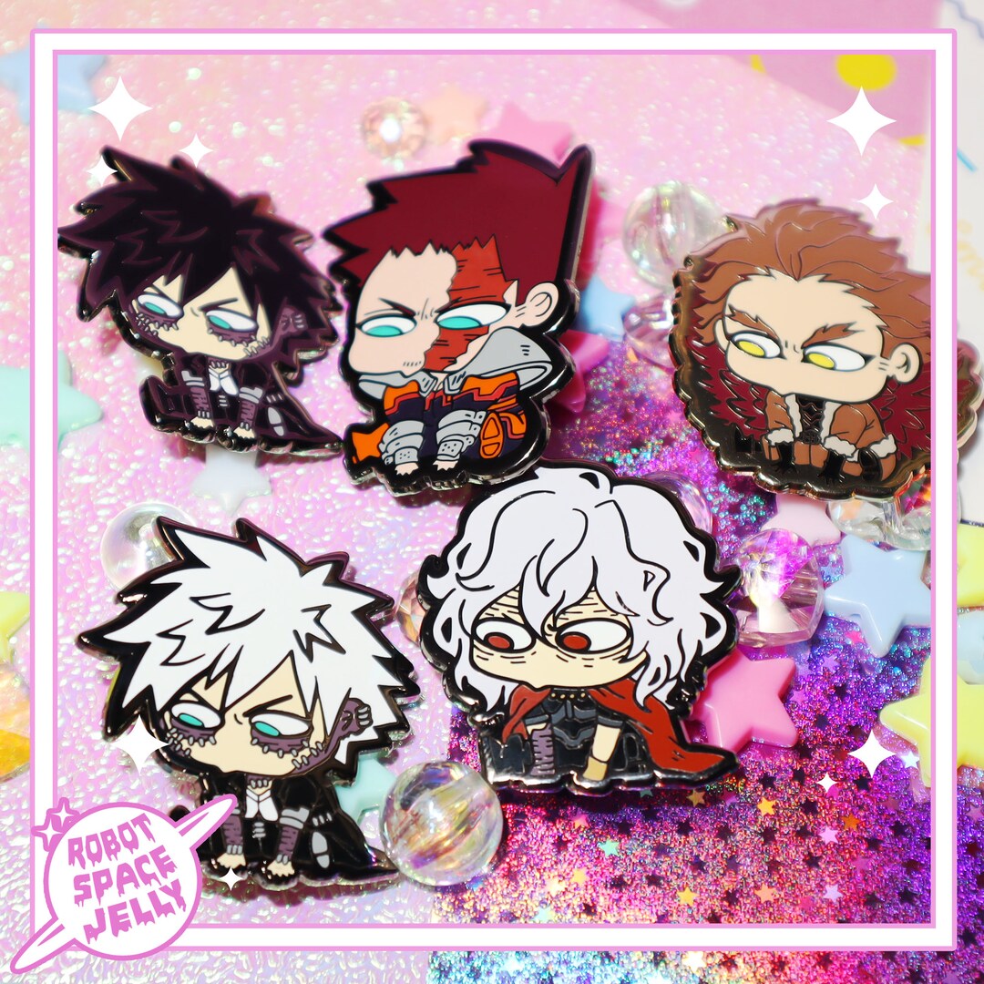 Hawks Endeavor Dabi Tomura Touya Todoroki Enamel Pins - Etsy