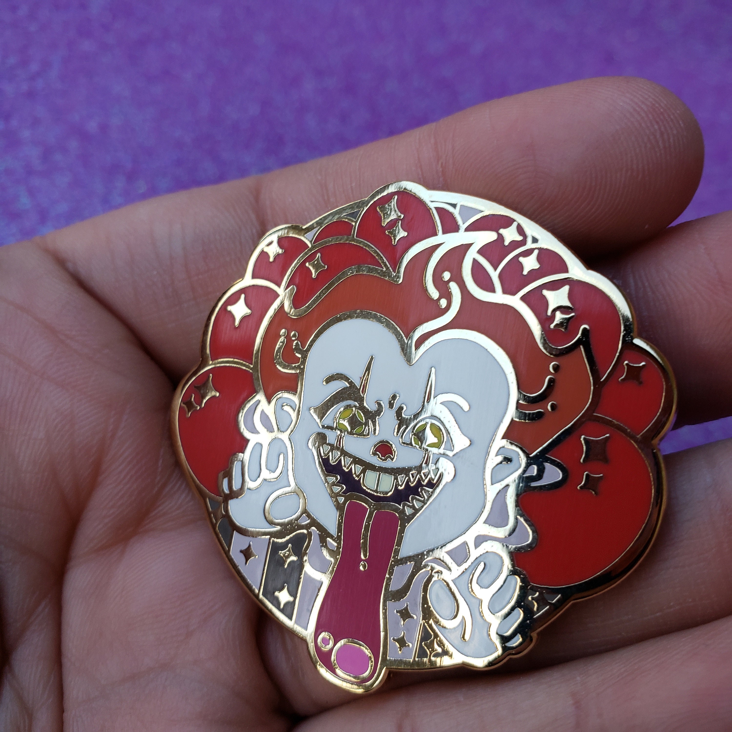 Pennywise IT Enamel Pin - Etsy