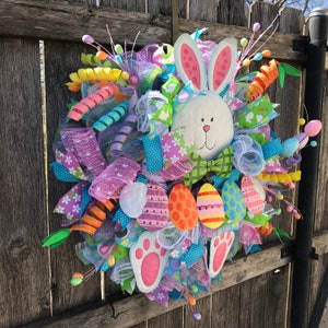 Metal Bunny Wreath - Etsy