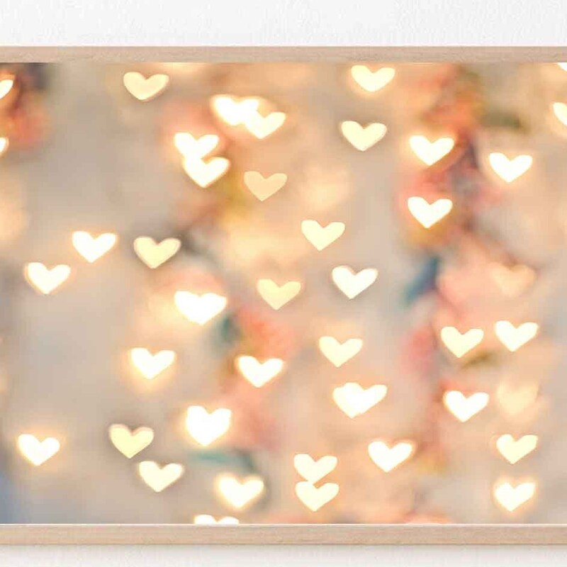 Bokeh Heart Hearts - Etsy