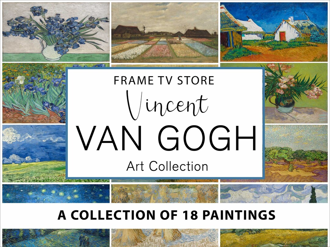 Samsung Frame TV Art Vincent Van Gogh Art Collection | Classic ...