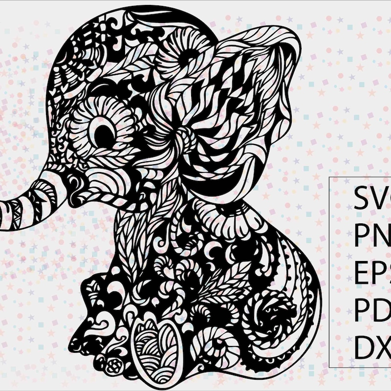 Zentangle Svg - Etsy