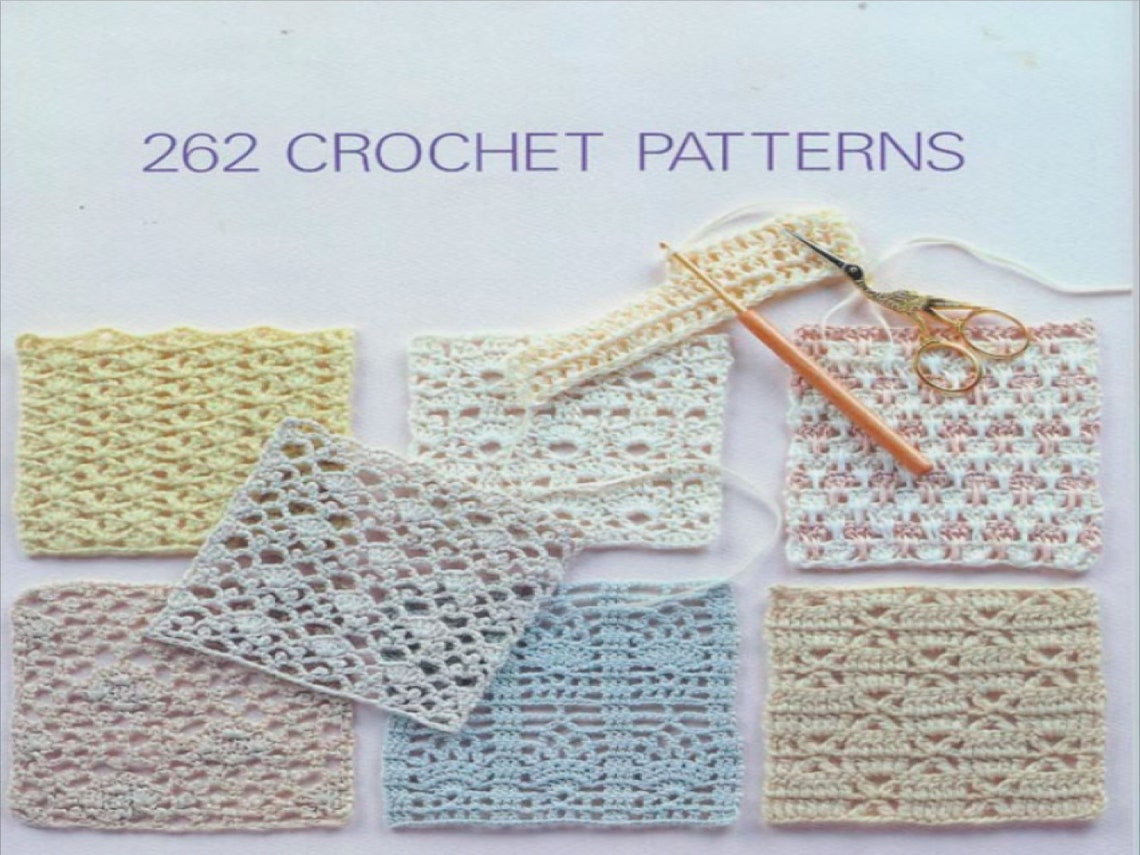 Rare Vintage 262 Pattern Japanese Crochet Book Crochet Bible - Etsy