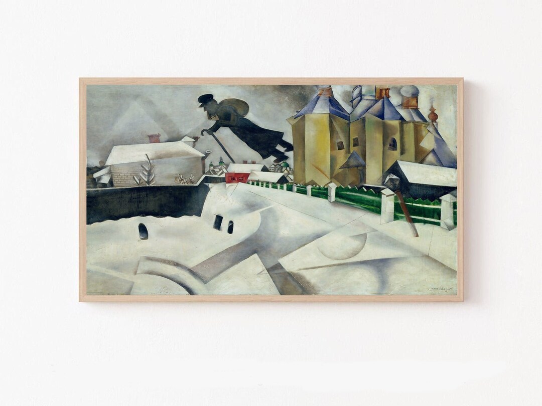 Frame TV Art Marc Chagall | Yiddish | Winter | Rare | Download for TV ...