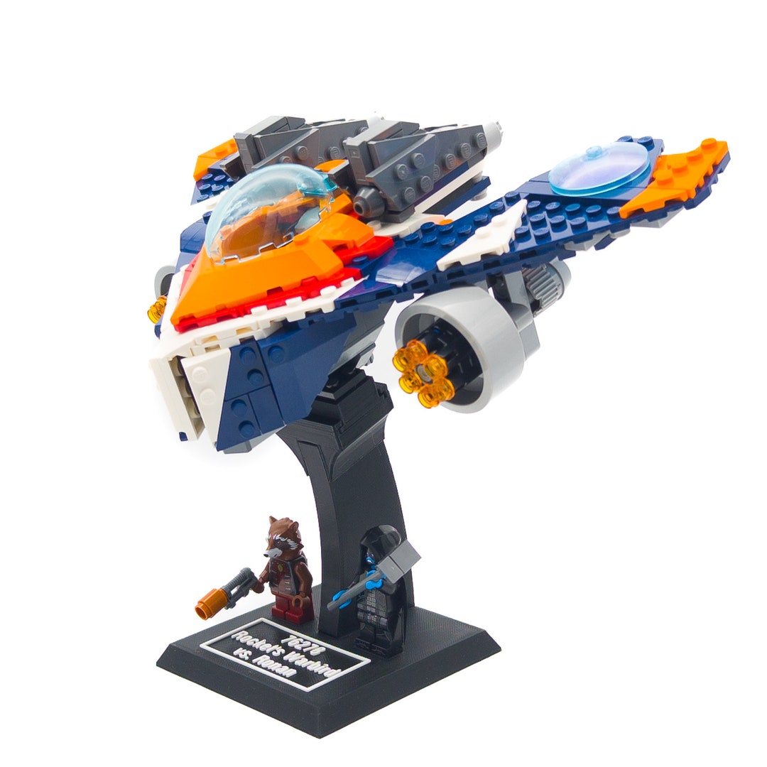 Display Stand for LEGO Marvel 76278 Rocket's Warbird Vs. Ronan - Etsy