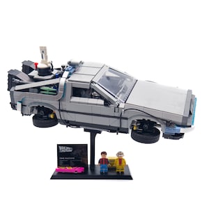 Display Stand for Lego 10300 DMC-12 Delorean Time Machine From Back to ...
