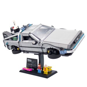 Display Stand for Lego 10300 DMC-12 Delorean Time Machine From Back to ...