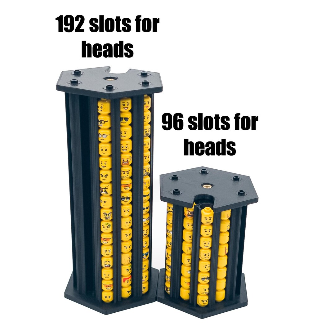 Practical Organizer for LEGO Minifigure Heads | Perfect for Sorting ...