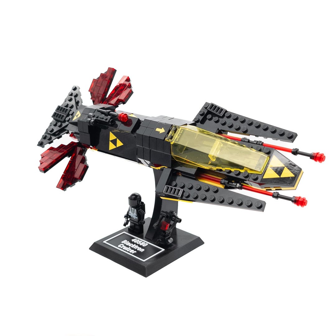 Display Stand for Lego 6894 Invader or 40580 Blacktron Cruiser - Etsy