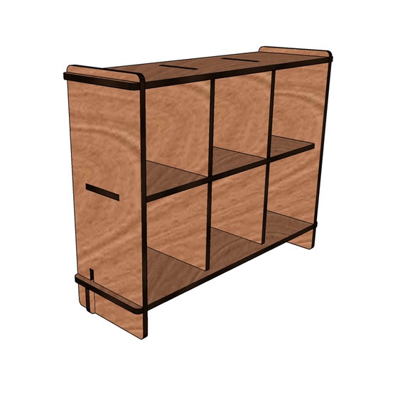 Office Furniture Furniture Home & Living CNC Project Book Shelves Six ...