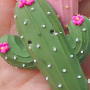 Colorful Cactus Magnet Magnets Cute Handmade Colorfully Magnet | Etsy
