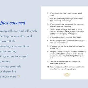 365 Journal Prompts, Reflection Journal, Daily Journal With Prompts ...