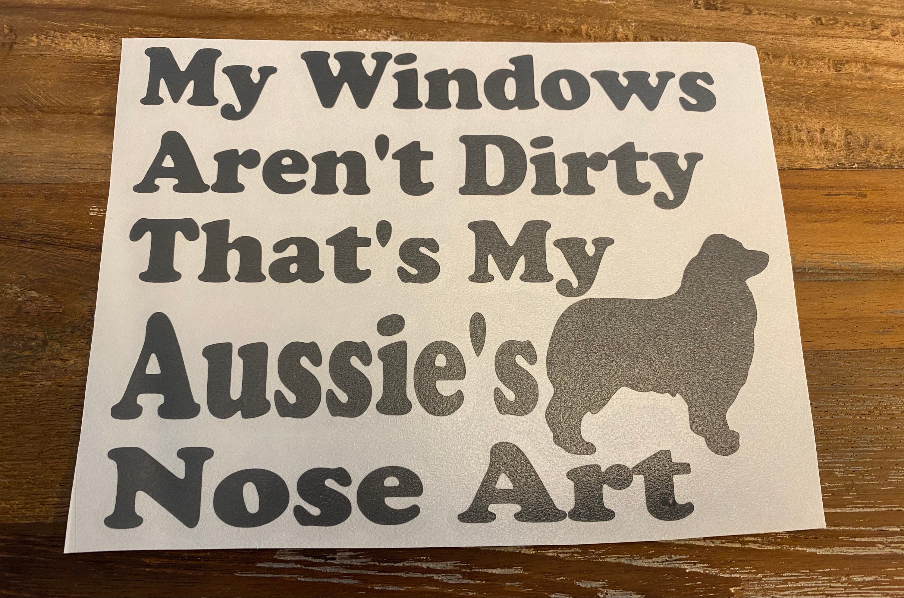 That's My Aussie's Nose Art Decal | Etsy