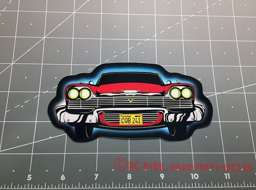 Christine Horror Movie Killer Car Art Decal Sticker 1983 Classic Film ...