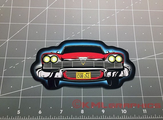 Christine Horror Movie Killer Car Art Decal Sticker 1983 - Etsy