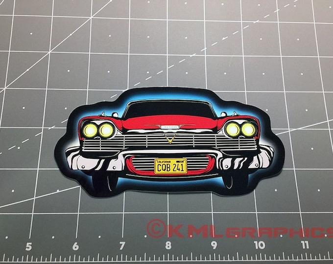 Christine Horror Movie Killer Car Art Decal Sticker 1983 Classic Film ...