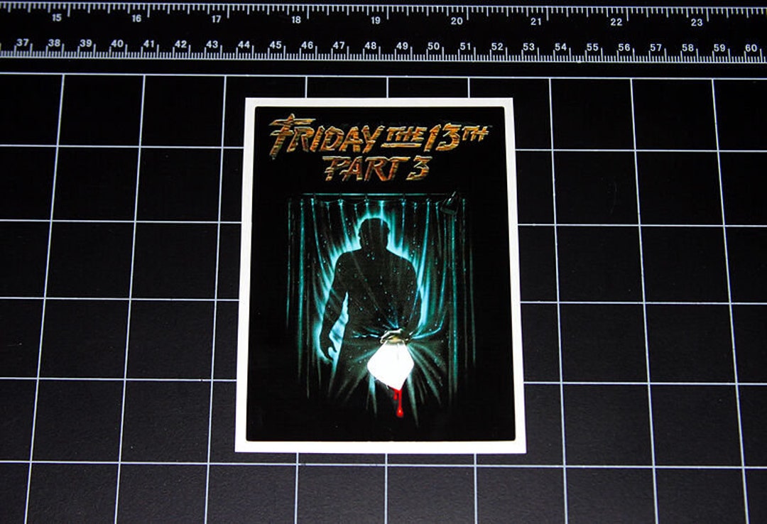 Friday the 13th Part 3 Vinyl Decal Sticker 1980s Original Movie Logo ...
