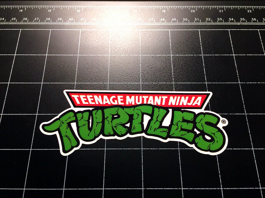 TMNT Teenage Mutant Ninja Turtles 80s Toy Logo Sticker Decal - Etsy