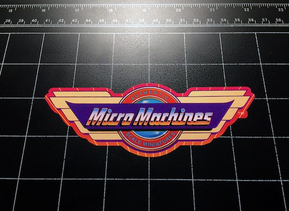 Micro Machines 1980s Toy Logo Vinyl Decal Sticker 80s Toys - Etsy