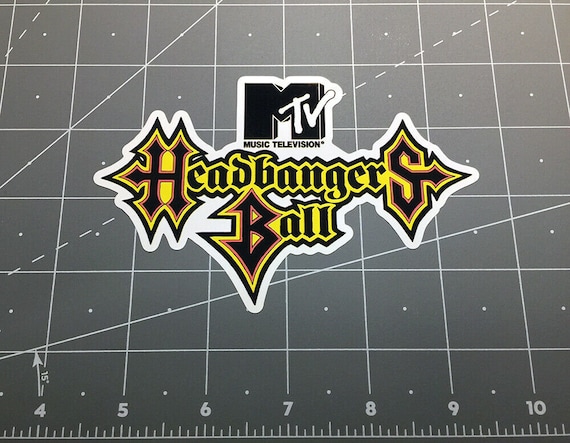 Mtv Headbangers Ball Music Television Decal Sticker 80's - Etsy