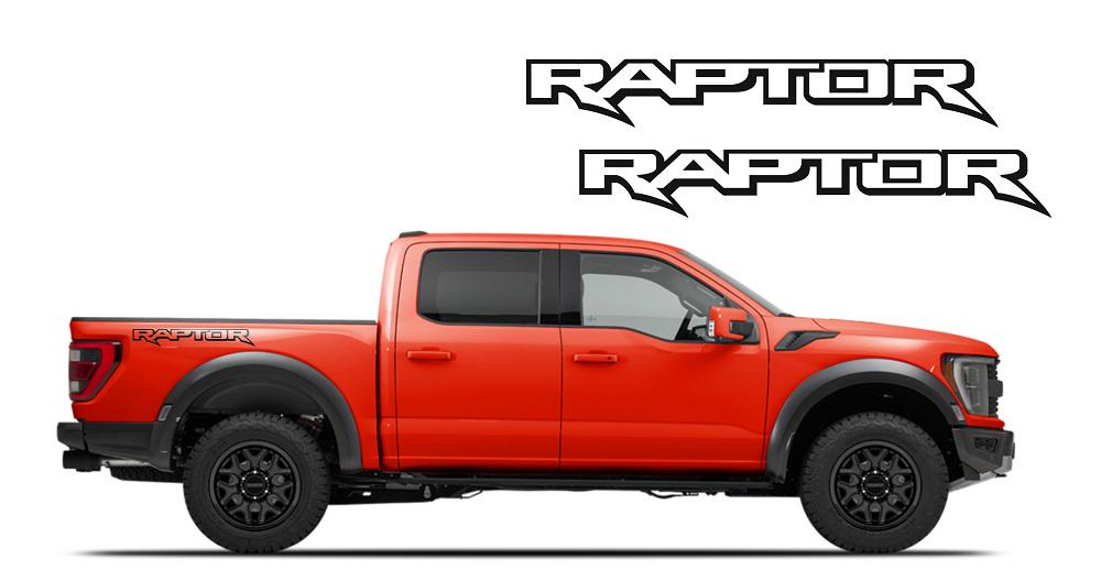 RAPTOR Svt Fender Bed Side Logo Graphics F150 F-150 Vinyl Decals Decal ...