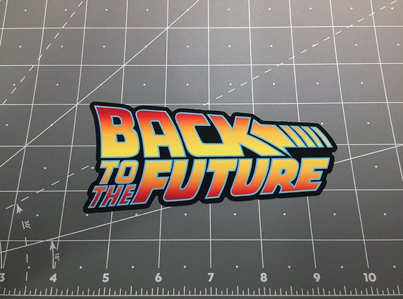 Back to the Future Decal Sticker Marty Mcfly Delorean Doc | Etsy