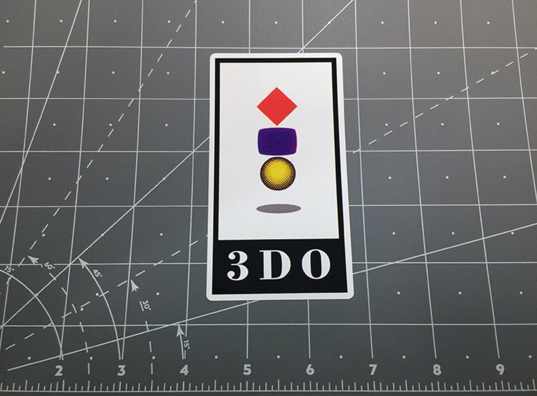 3DO Video Game System Logo Vinyl Decal Sticker 1990s Old School Classic ...