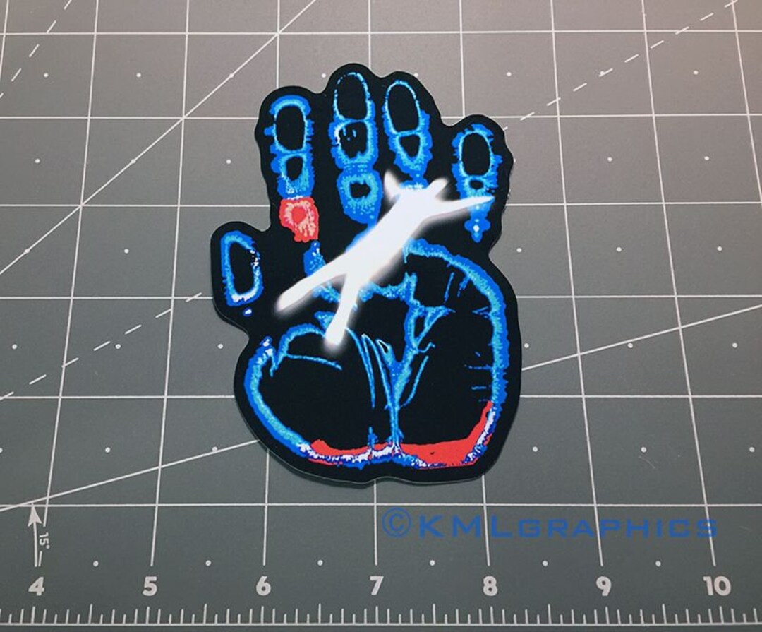 X Files Hand With Falling Man Decal Sticker 90s Tv Show Movie Fox ...