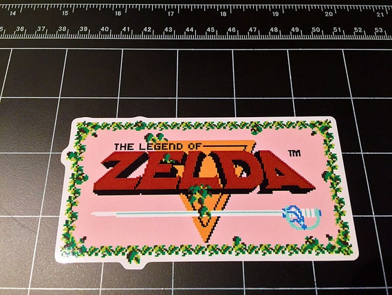 The Legend of Zelda Sprite Pixel Video Game Decal Sticker - Etsy