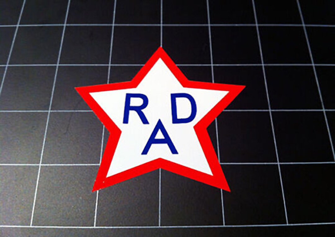 RAD Racing STAR Movie Style Logo Sticker Decal 1980s Old School 1986 ...
