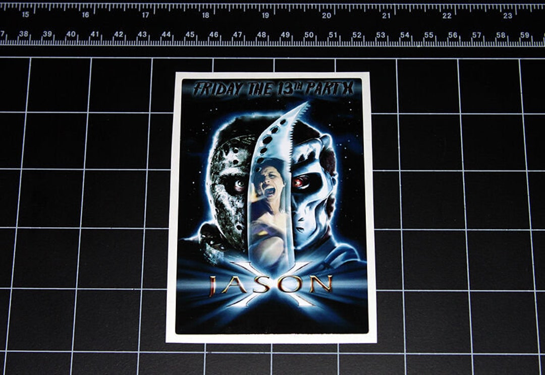 Jason X Decal Sticker Friday the 13th Part 10 Original Movie Logo ...