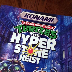 Teenage Mutant Ninja Turtles the Hyperstone Heist Sega Genesis WALL ...