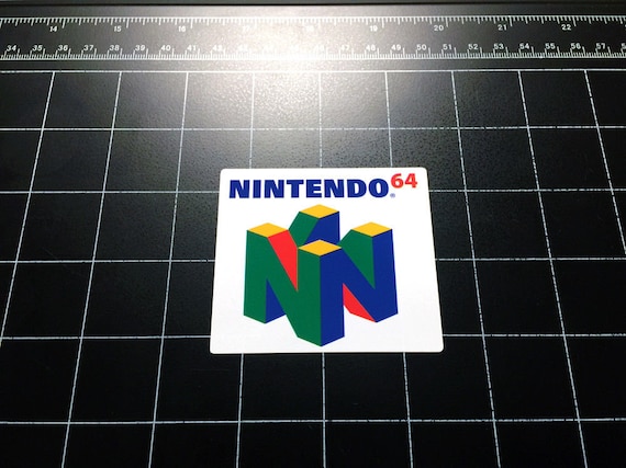 Nintendo 64 N64 Video Game Logo Decal Sticker Retro 90s Mario - Etsy