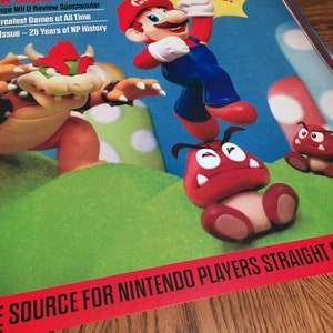 Nintendo Power Final Issue Video Game Magazine Style 24" POSTER Mario ...