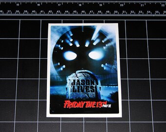 Friday the 13th Jason Voorhees Horror Movie Vinyl Sticker - Etsy
