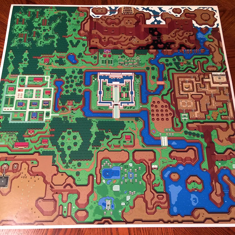 Zelda Map - Etsy