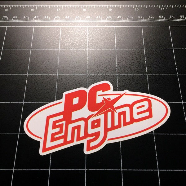 Pc Engine Logo Sticker - Etsy