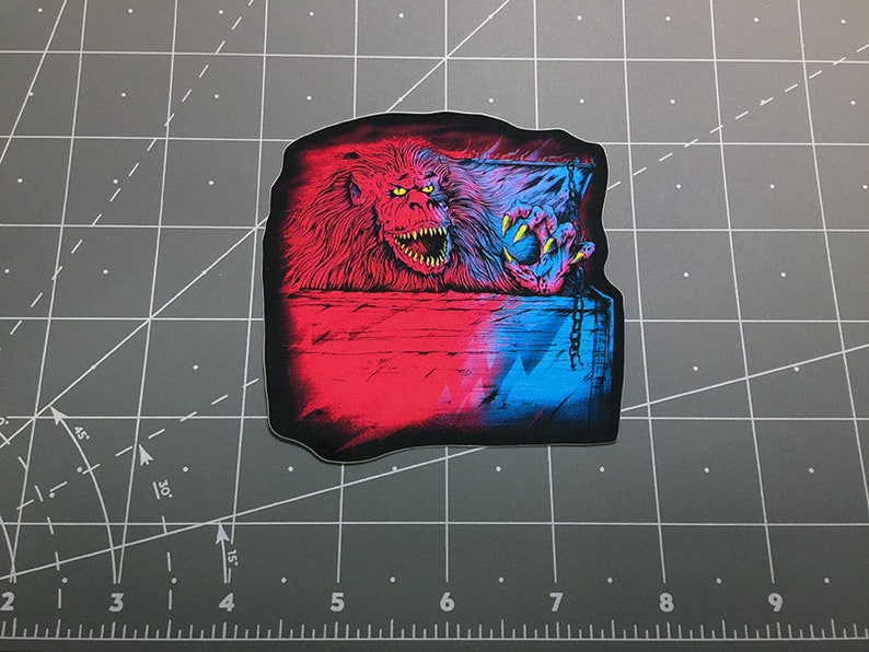 CREEPSHOW Fluffy the Crate Monster / Beast Movie Logo Vinyl - Etsy