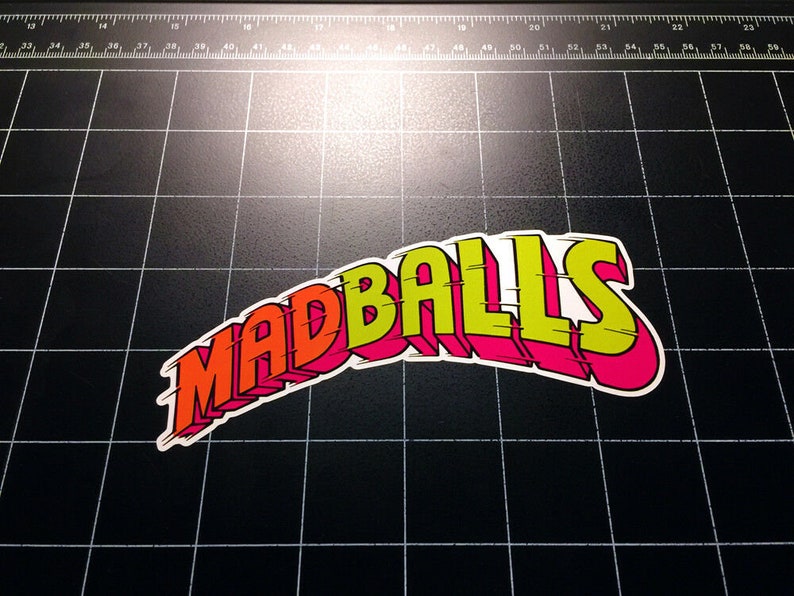 Madballs Toy Logo Vinyl Decal Sticker 1980s Vintage Horror - Etsy