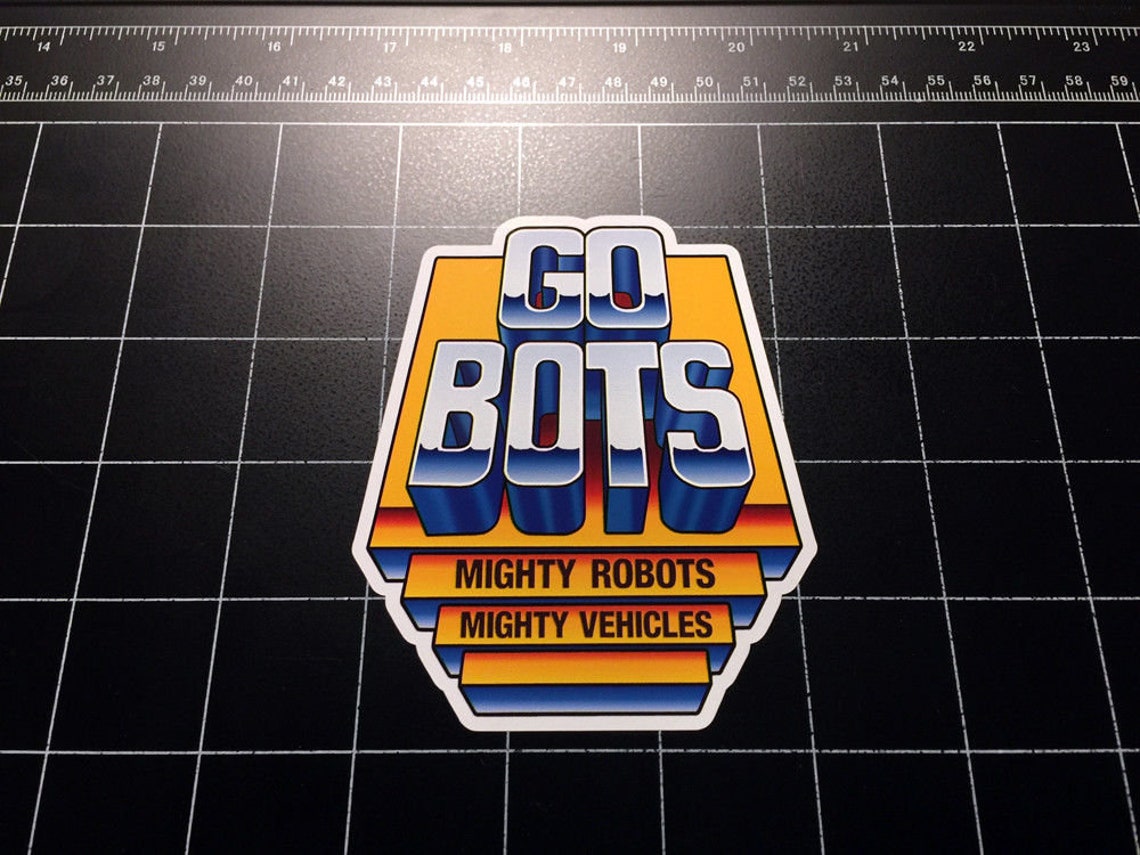 GO BOTS Logo Vinyl Decal Sticker 1980's 80s Toys Gobots | Etsy