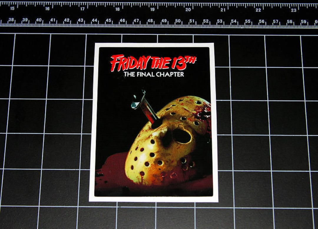 Friday the 13th : the Final Chapter Vinyl Decal Sticker 1980s Original ...